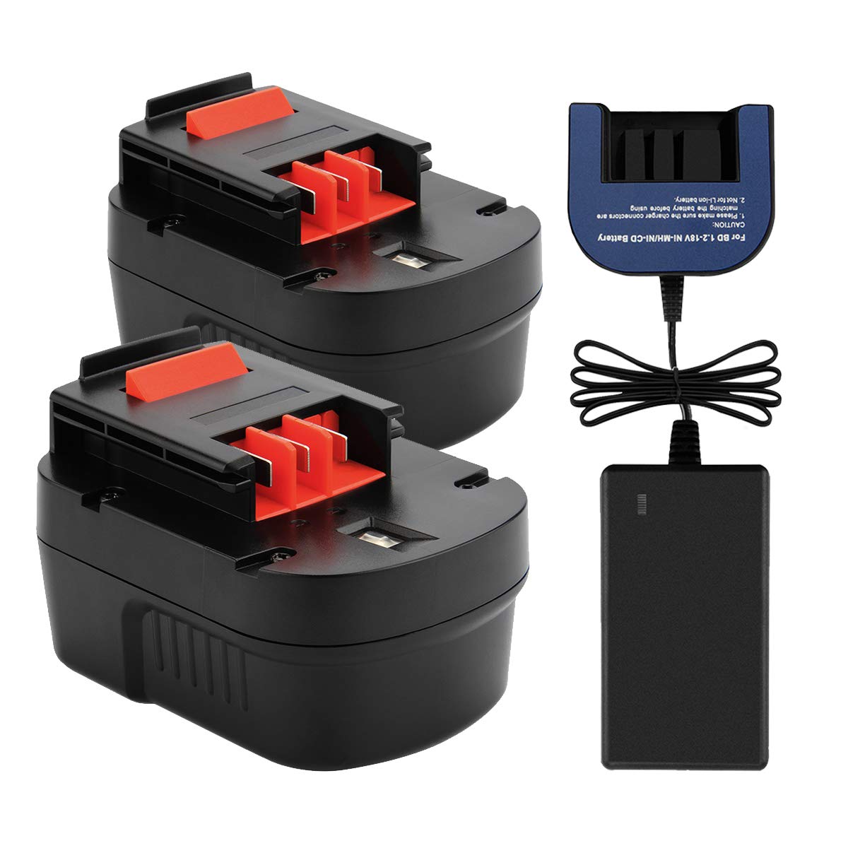 Exmate 2Pack 12V 3.5Ah Ni-MH Replacement Battery with Multivolt 1.2V-18V Battery Charger for Black and Decker HPB12 FSB12 FS120B FS120BX A12 A12-XJ A12EX A1712 Cordless Power Tools