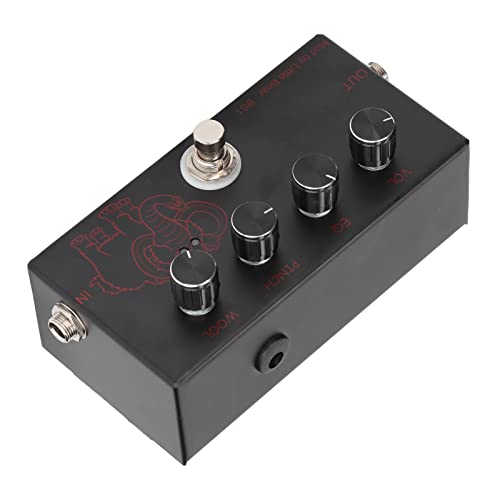 Guitar Effect Pedal, Signal Enhancement Bypass Function Powerful Performance Electric Guitar Effect Pedal Cool Appearance 200mA for Music Class