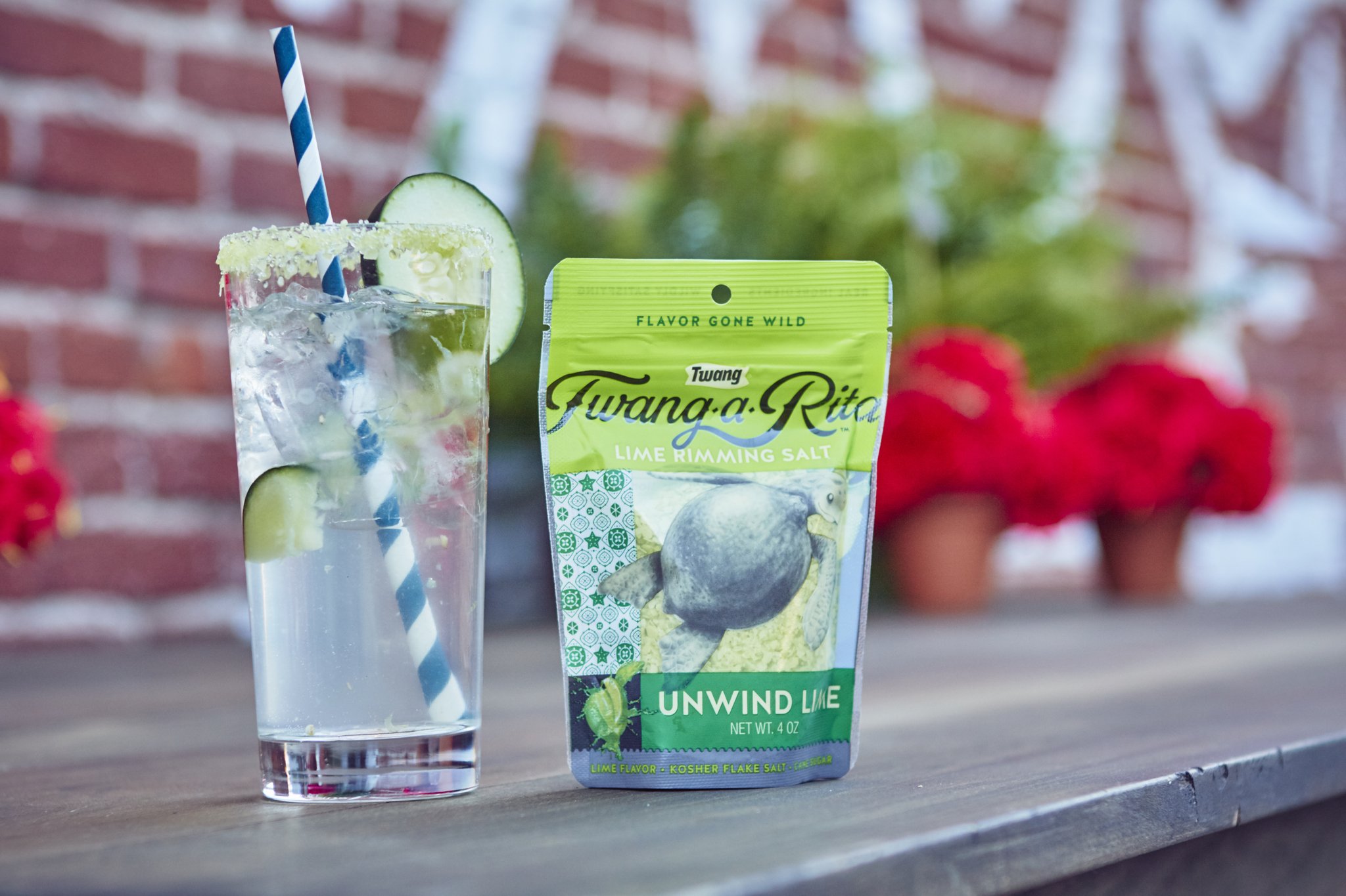 Twang-A-Rita Cocktail Rimming Salt Blend, Lime Variety, 4 Ounce Pouch (Set of 3) 1 Each: Strawberry-Lime, Lemon-Lime, Lime