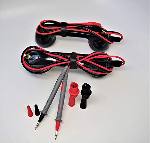 Loop Check Phones Electrician Continuity Test Phone Fox & Hound Cable Continuity Phone Tracer Probe Tone Set Electrician Phone Electrical Tester JE002-BM