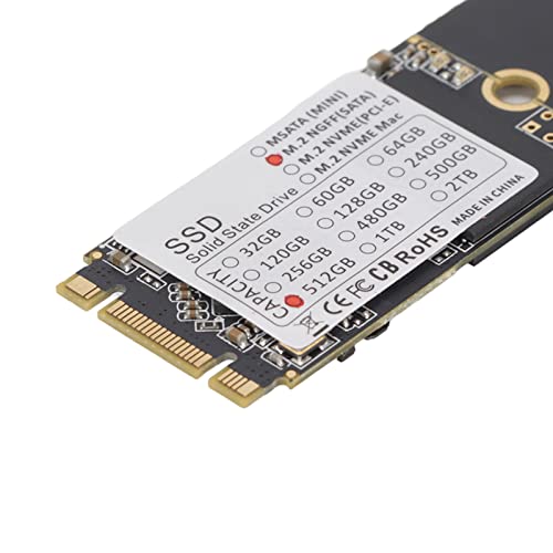 M.2 SSD, Impact Resistant Thin Portable SSD for Laptop Tablet PC