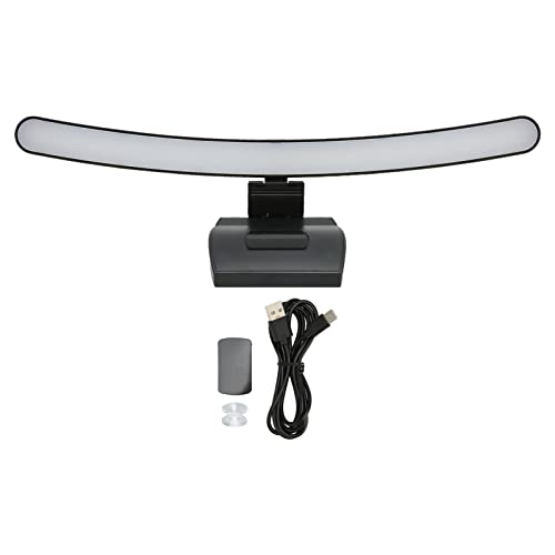 Jopwkuin Screen Monitor Light Bar, Asymmetric Optical Design Computer Monitor Lamp 5V 1A for PC
