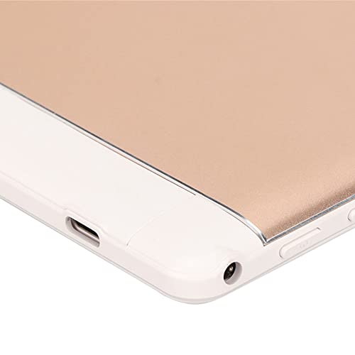 Jopwkuin Tablet PC, 10" 1960x1080 IPS, Kids Tablet with 2GB 32GB Memory and Max 128G Memory Card, Android 11 Portable Tablet with Front 2MP Rear 5MP Camera for Kids(Gold)