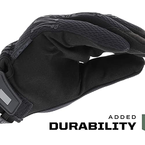 Mechanix Wear: The Original Covert Tactical Work Gloves with Secure Fit, Flexible Grip for Multi-Purpose Use, Durable Touchscreen Safety Gloves for Men (Black, Large)