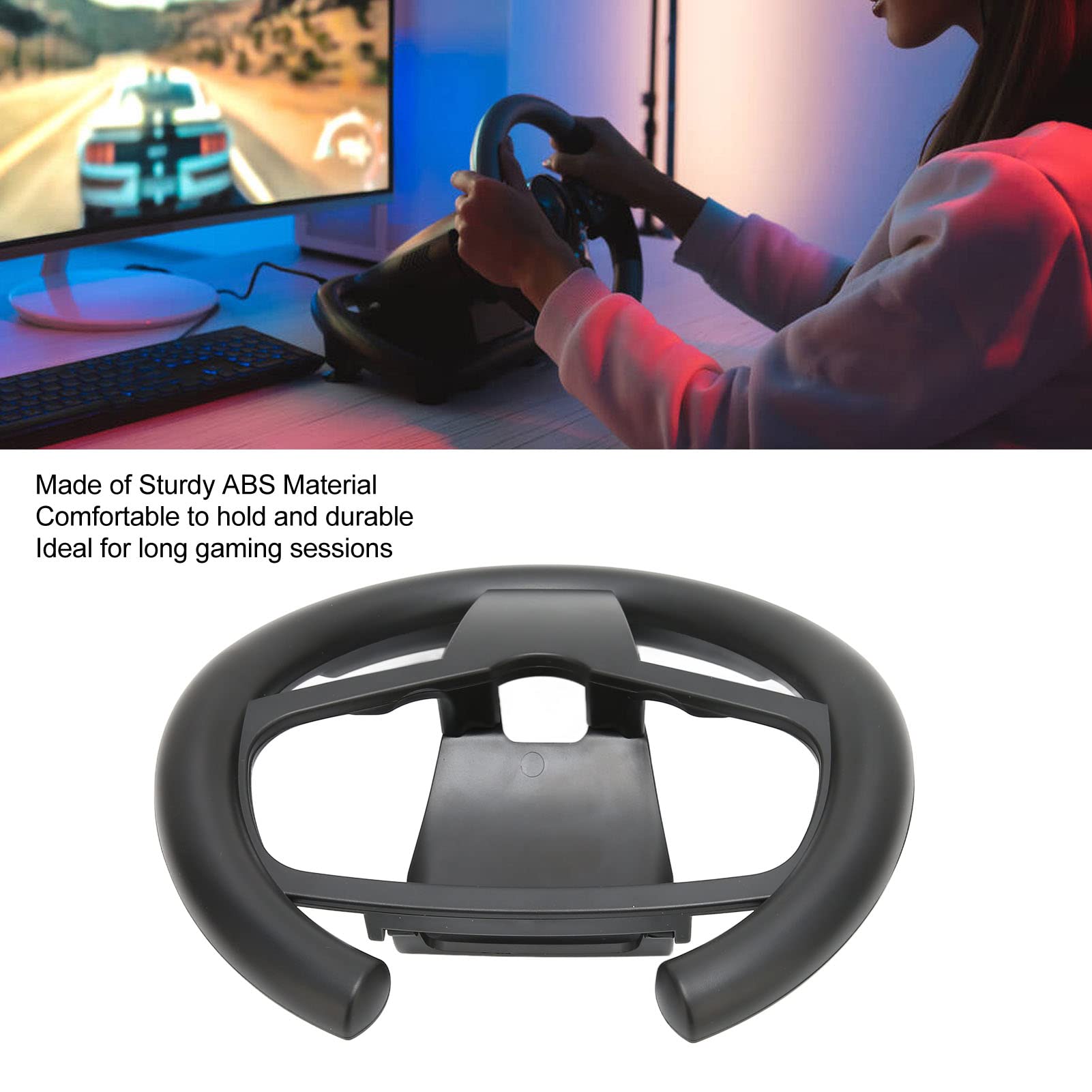 Game Steering Wheel Holder, Precise Cutting and Portable Lightweight to Prevent Slipping of The Consoles Game Control