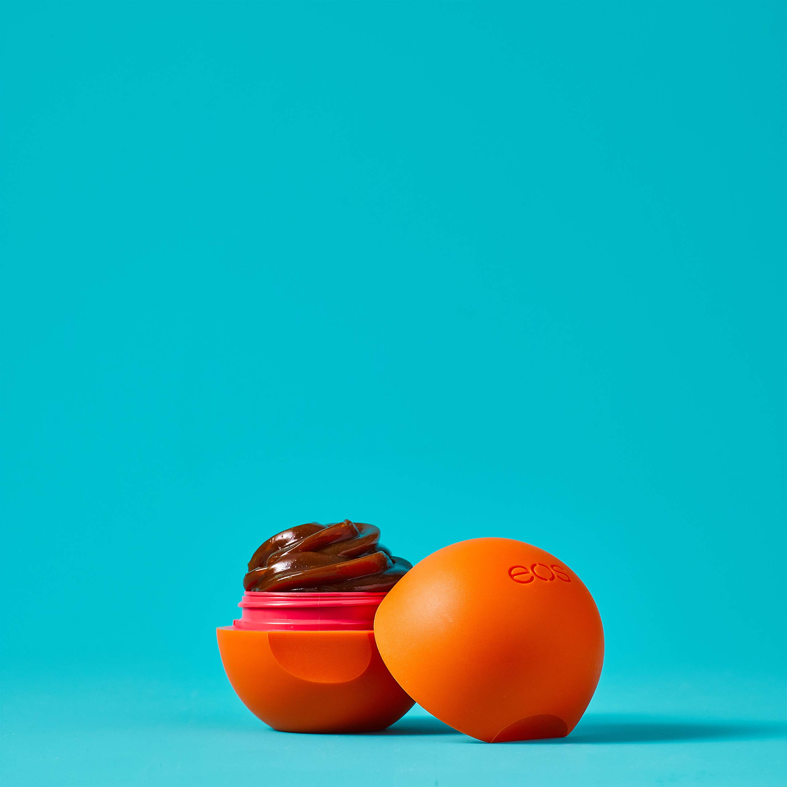 eos Super Soft Shea Sphere Lip Balm - Dulce De Leche | Deeply Hydrates and Seals in Moisture | Sustainably-Sourced Ingredients | 0.25 oz