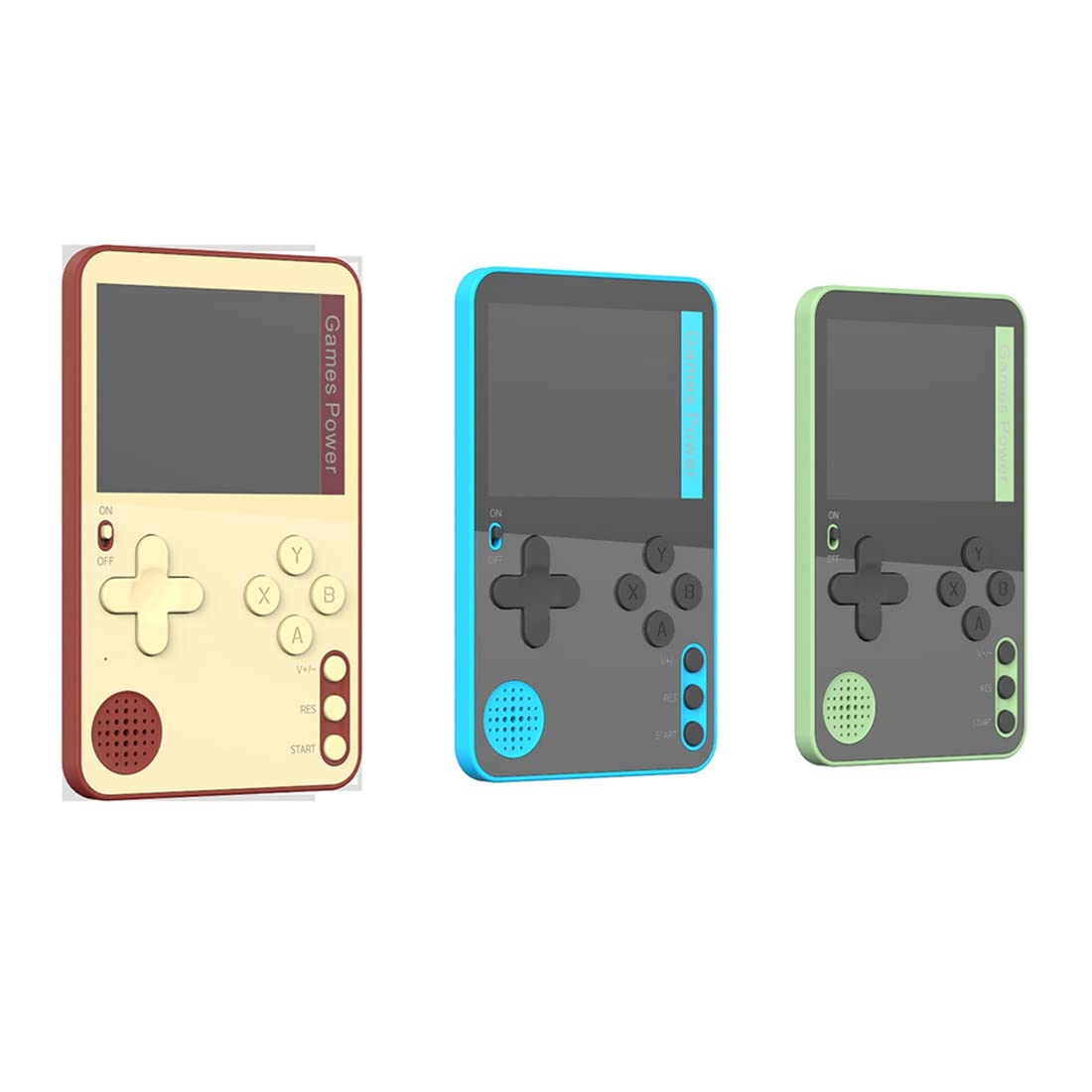 MACIMO 500 Games Mini Portable Retro Video Console Handheld Game Advance Players Boy 8 Bit Built-in Gameboy 2.4 Inch Screen(B)