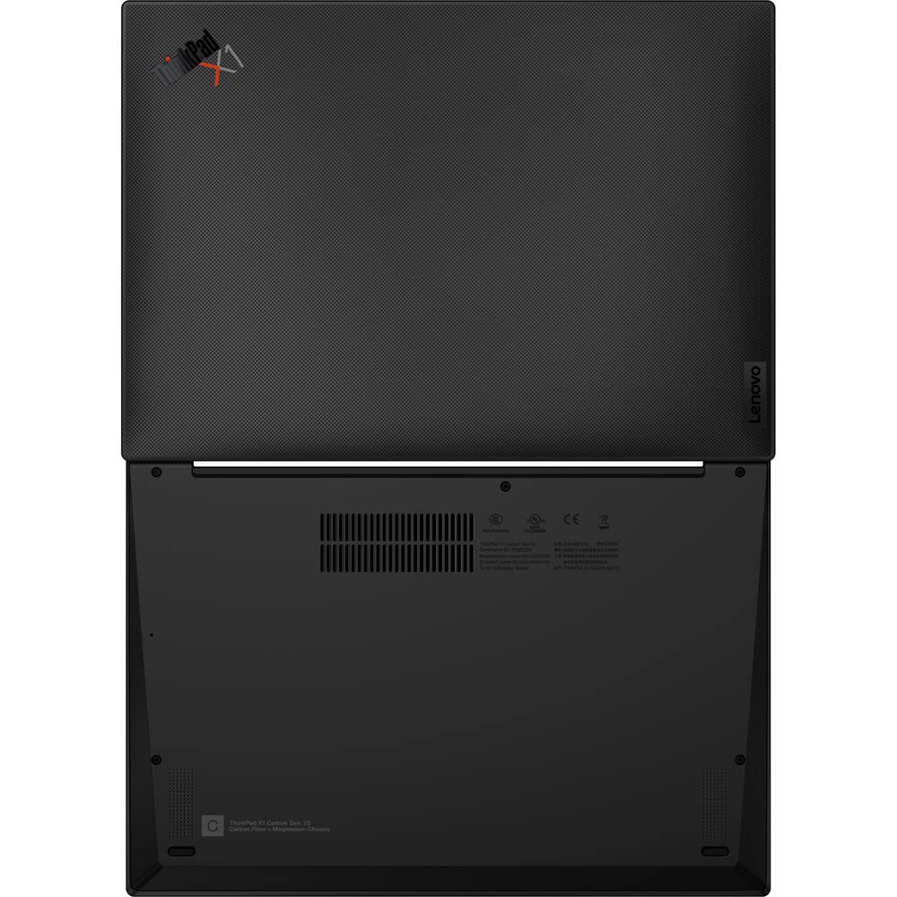 Lenovo 2022 ThinkPad X1 Carbon Gen 10 Laptop 14" WUXGA IPS 12th Intel i7-1260P 12-Core Iris Xe Graphics 16GB LPDDR5 1TB SSD Backlit KB FP Reader Thunderbolt 4 WiFi 6E Windows 11 Pro w/ RATZK 32GB USB