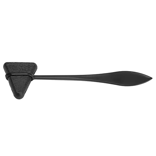 Neurological Diagnostic Hammer, PVC Neurological Percussion Hammer Ergonomic Black Triangular Mellow Portable for Muscle for Women