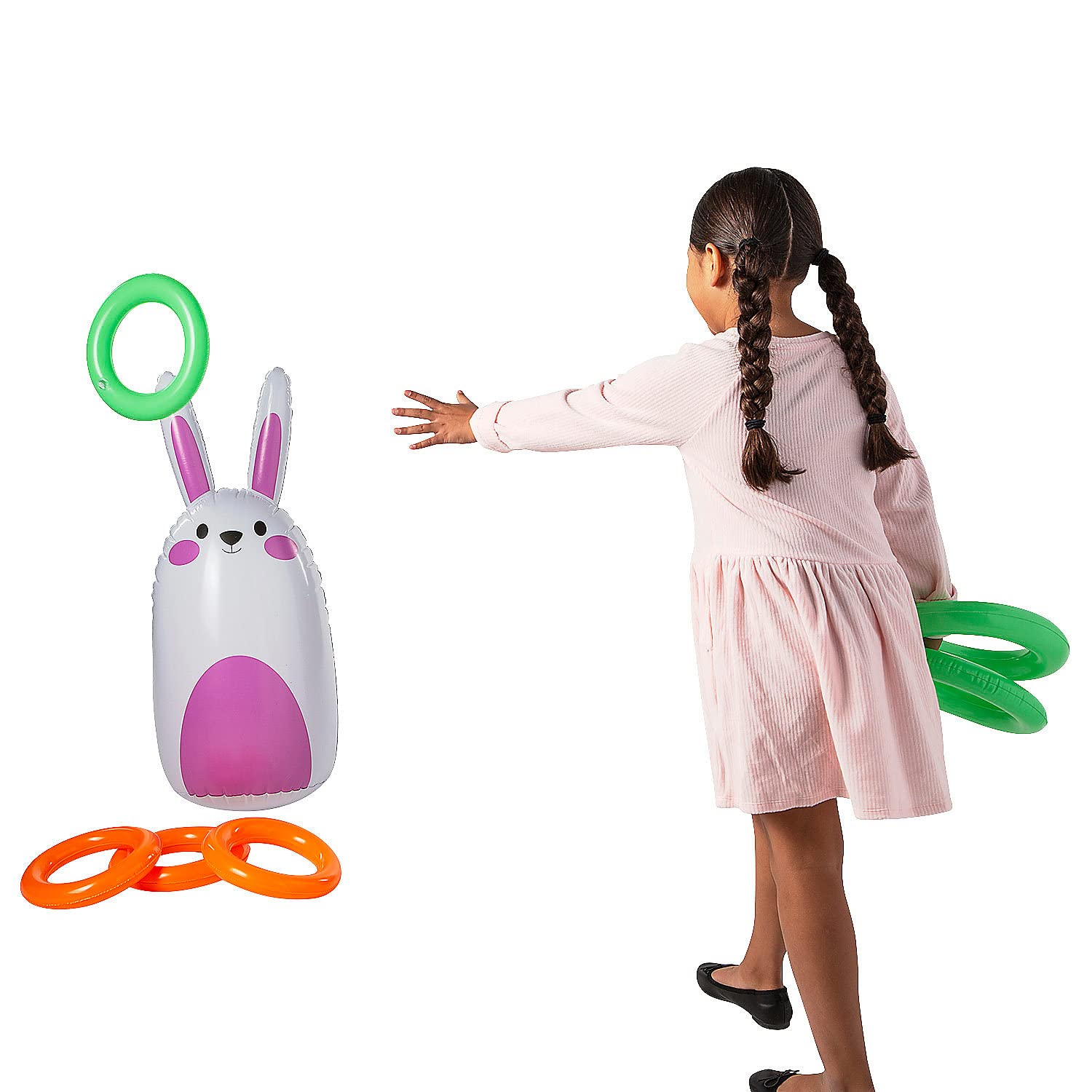 Inflatable Easter Bunny Ring Toss Game