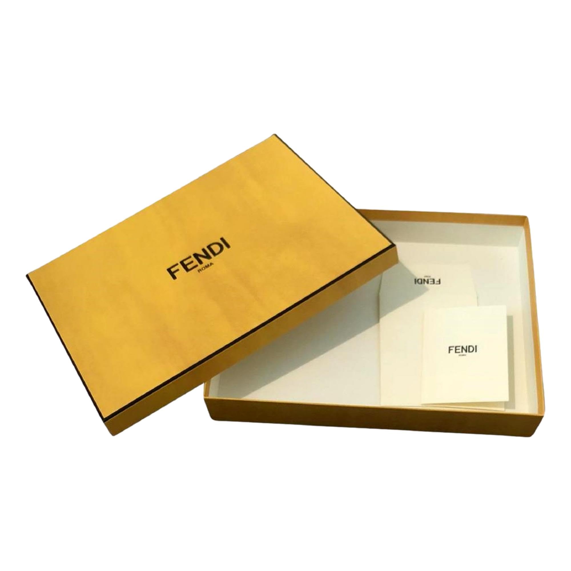 FENDI Vertigo Baguette Multicolor Leather Long Wallet 8M0251