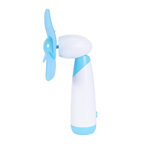 Veemoon 3pcs Ravel Blue High for Office Operated Home Portable with Blades Men Daily Mini Girls Personal Travelling Powered, Include Blades, Travel & Pocket Fan, Hand Desk Folding