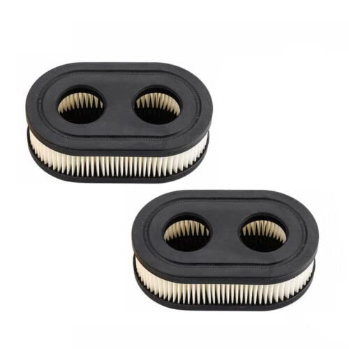 LEFITPA Replacement 2 Packs 593260 798452 5432 5432K Air Filter for Briggs & Stratton 09P702 9/10 OHV 500-550 E&Ex Series Walks Length- 4 3/8β Width- 2 1/2β Height- 1 3/8β