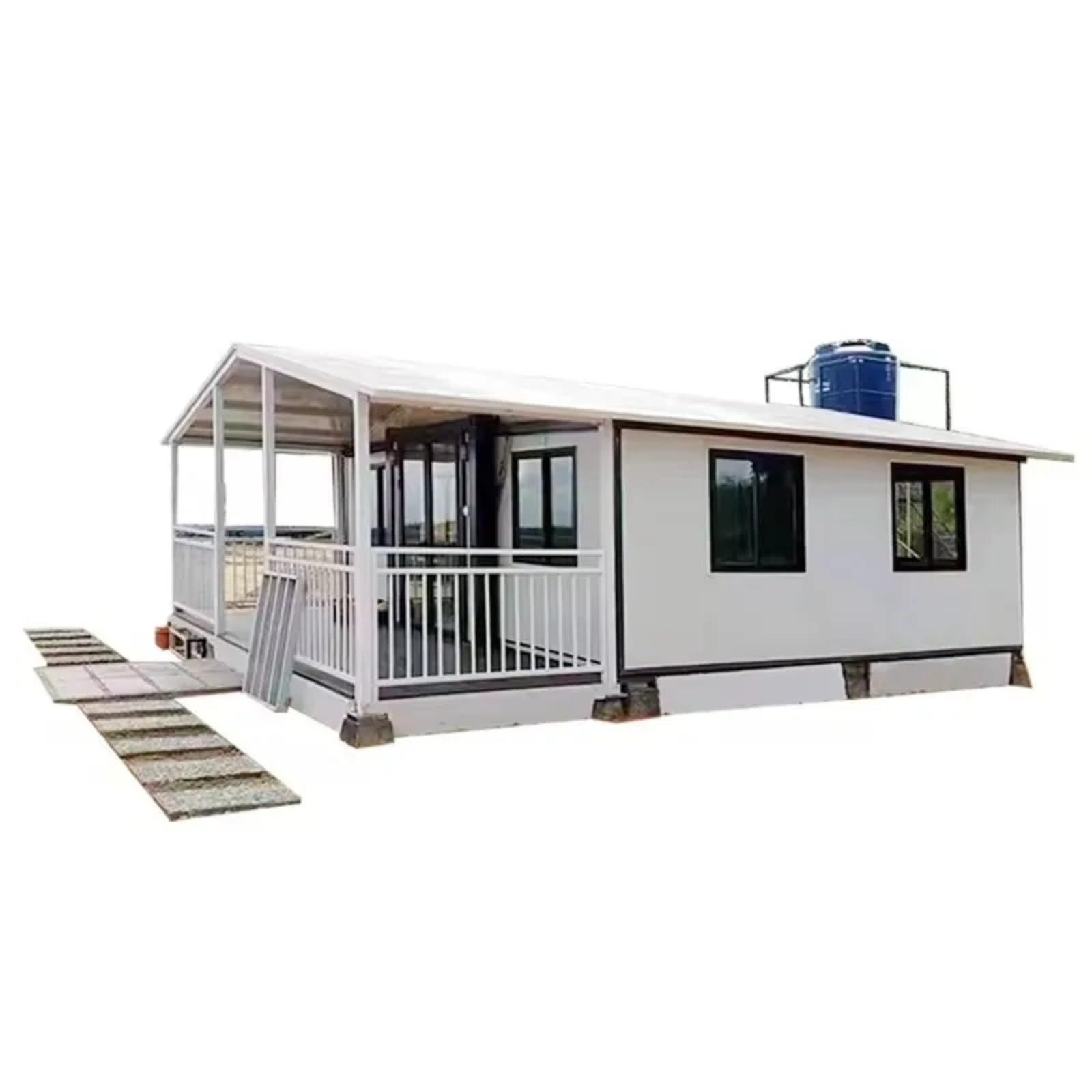 Modular Steel Housing Container Home with Full Equipped Solar Panel Container