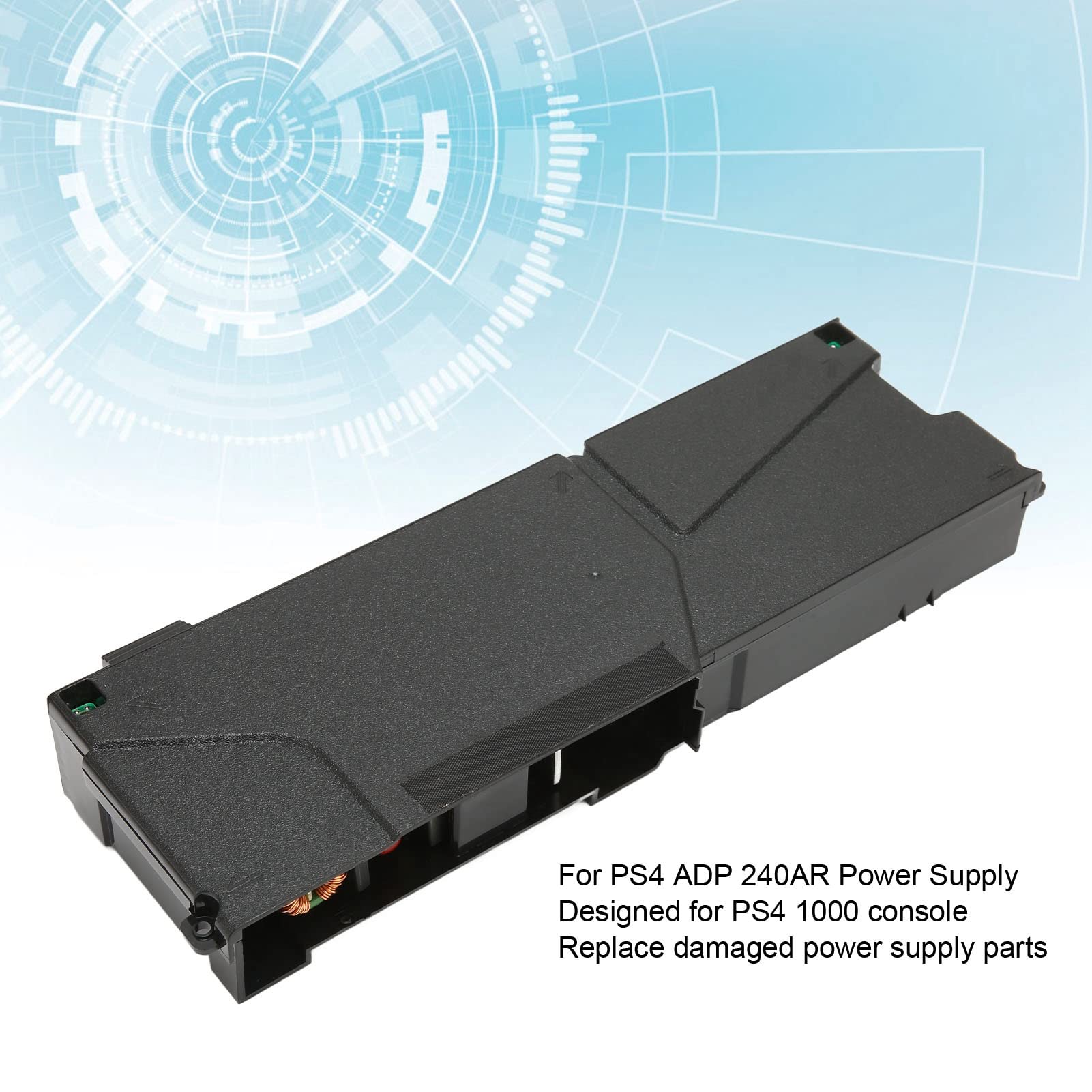 Gaming Power Supply, Fully Sealed ADP 240AR Wearable Power Unit Replacement for Game Console