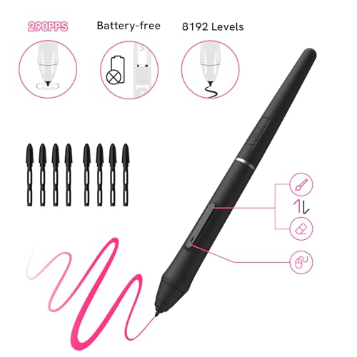 VEIKK VK430 Drawing Tablet 4x3 inch OSU Tablet, Portable Computer Graphics Tablets with 4 Shortcut Keys 8192 Levels Battery-Free Stylus Pen, Compatible with Mac/Windows/Android/Chrome/Linux