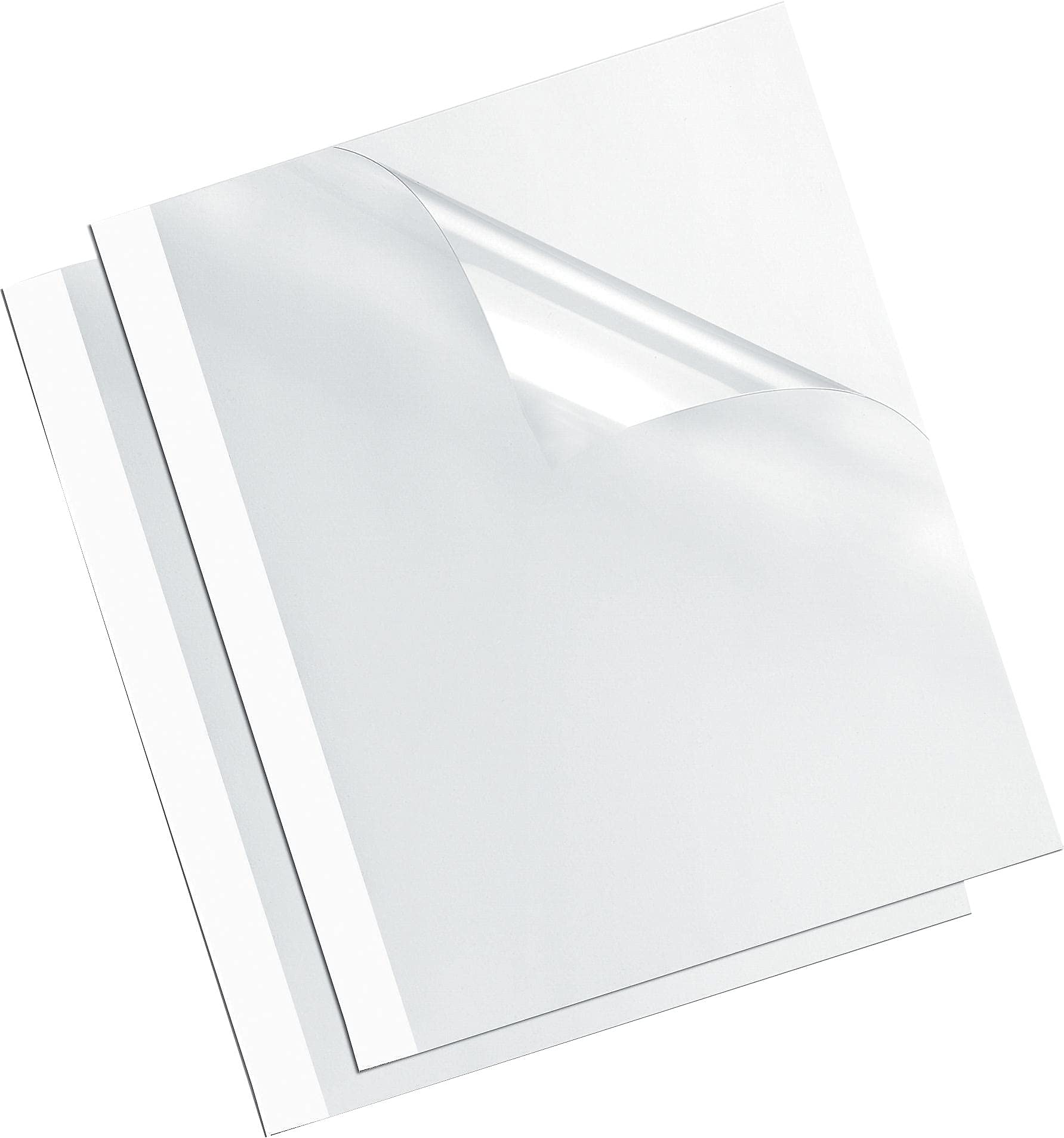 Fellowes Thermal Binding System PVC Cover, 8.5 Inch x 11 Inch, Holds 30 pages, Clear, 10 per Pack (52220)