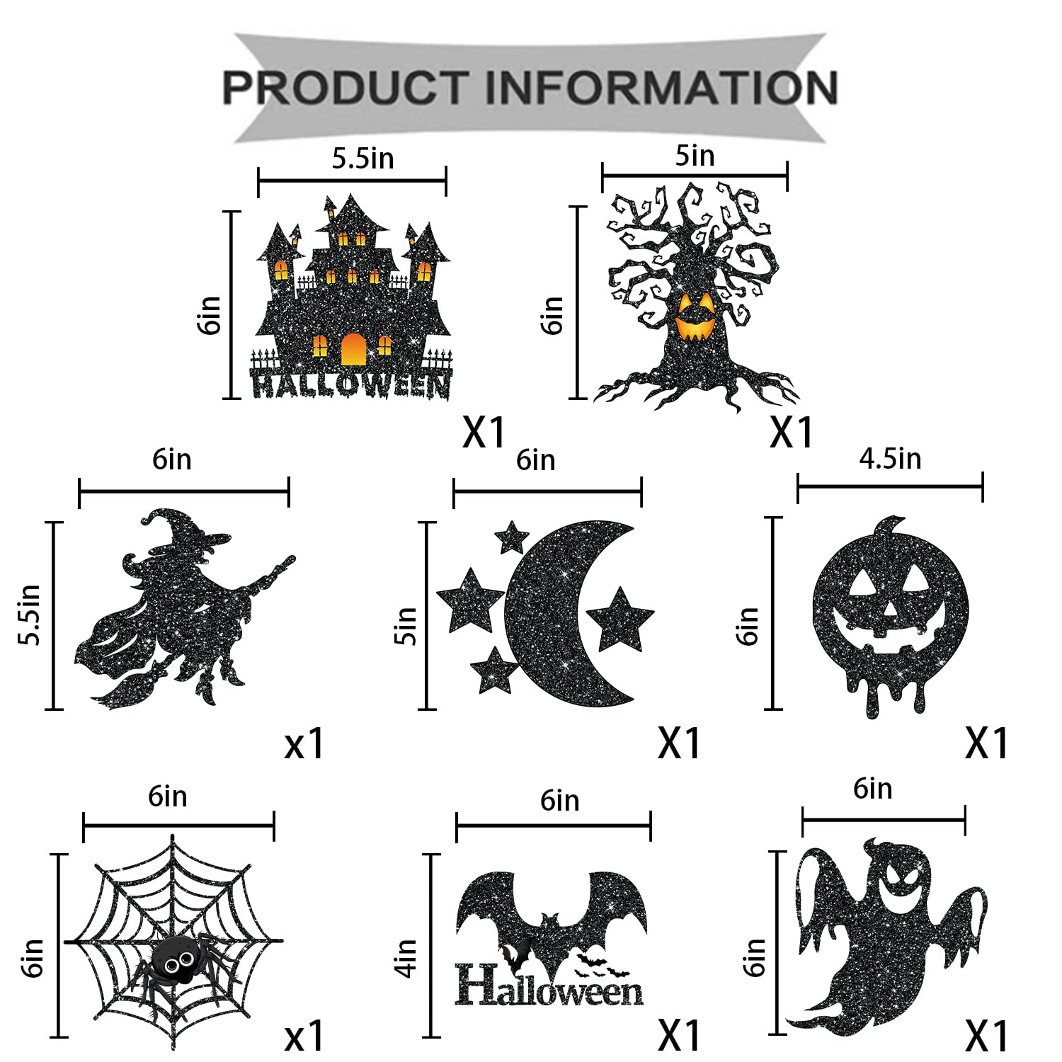 Halloween Office Decor, with 1psc No Diy Happy Halloween Banner and 8pcs Halloween Hanging Decorations Swirl, Halloween Decorations for Office, Happy Halloween Decorations
