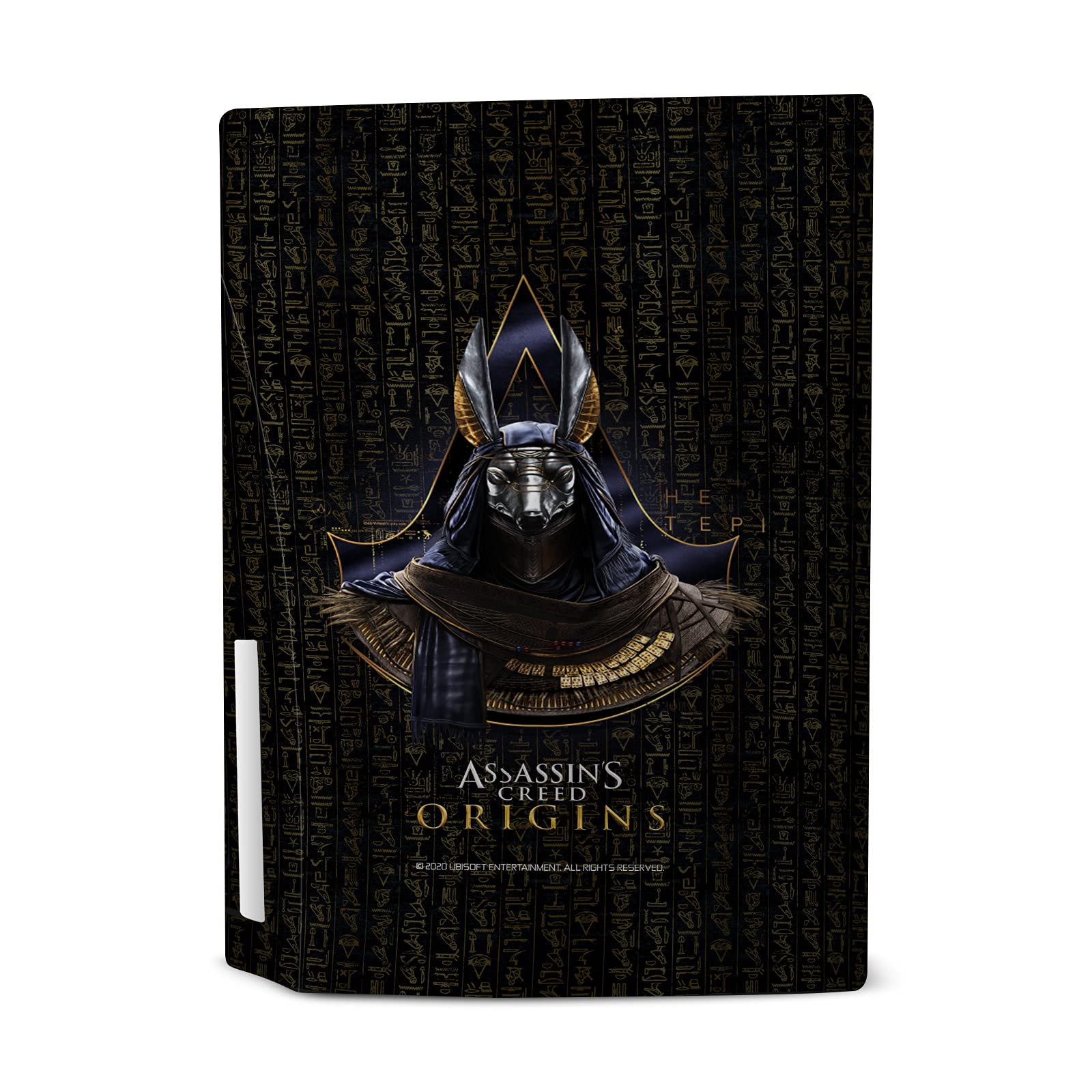 Head Case Designs Officially Licensed Assassin's Creed Hetepi Origins Character Art Matte Vinyl Faceplate Sticker Gaming Skin Case Cover Compatible with Sony Playstation 5 PS5 Disc Edition Console