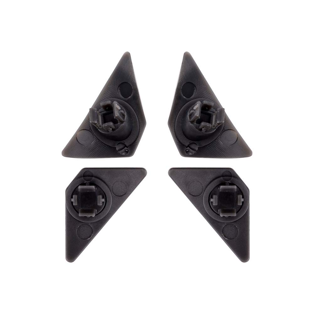 eXtremeRate Replacement Ergonomic Back Buttons, K1 K2 K3 K4 Paddles for PS4 Controller Dawn Remap Kit (Only fits with eXtremeRate Remap Kit)