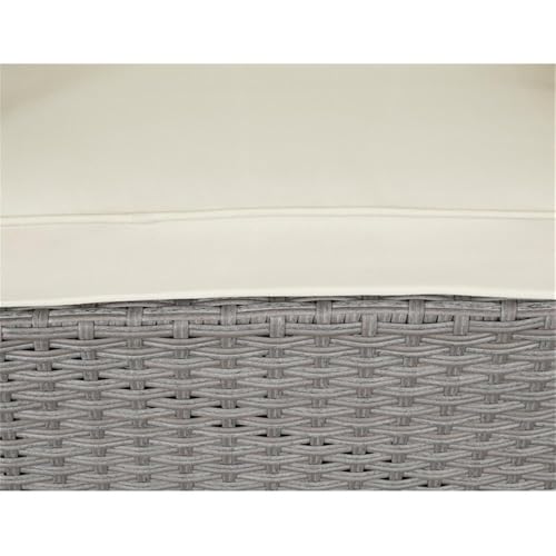 Progressive Furniture Tiki Outdoor Gray/Off White Love Seats