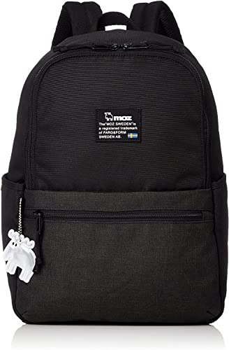 Moz ZZEI-05 Round Backpack, Backpack, Women's, Men's, Unisex, Large Capacity, Lightweight, Reflector, Black