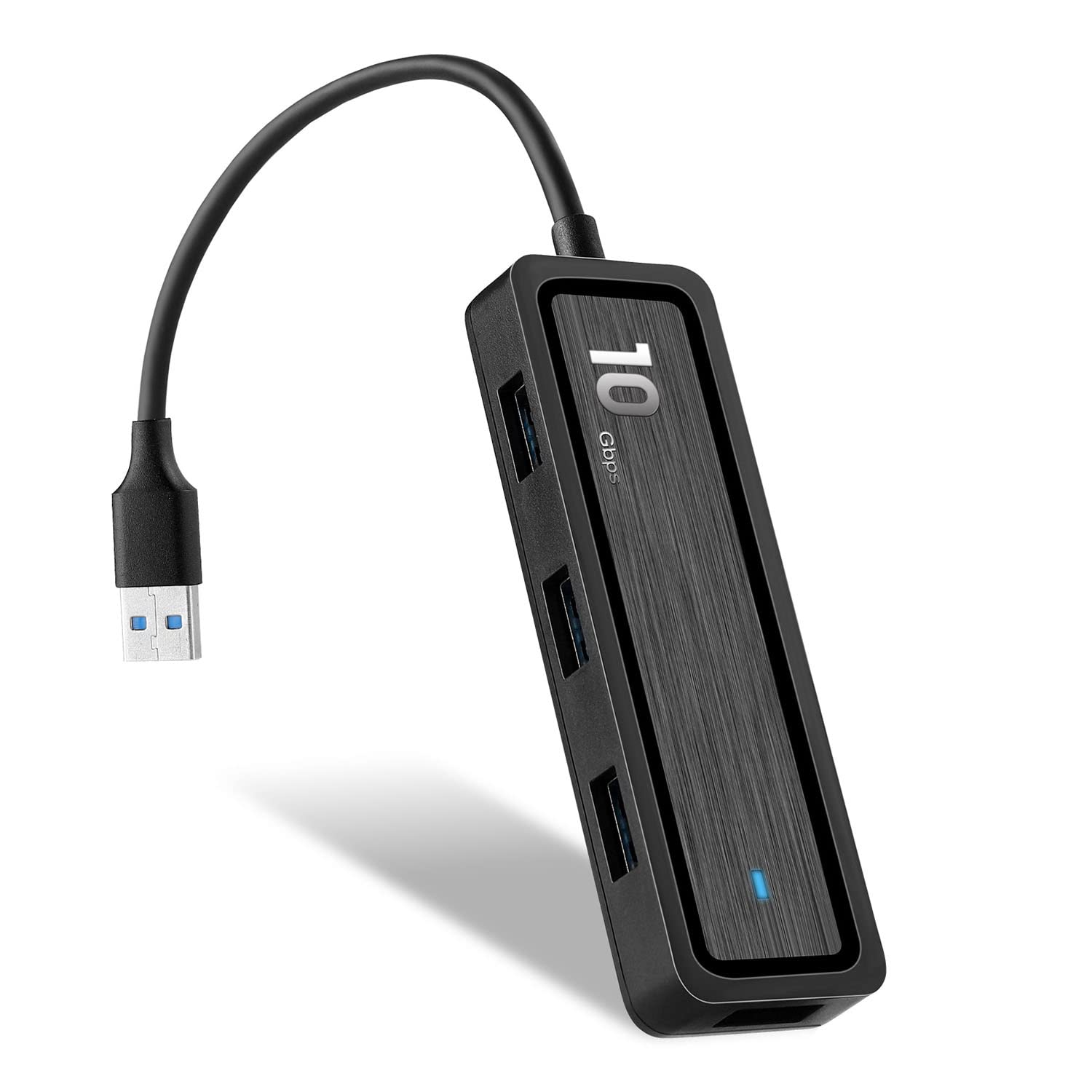 Jteyult 10 Gdps 6 in 1 USB HUB Adapter Type-C to 4X USB 3.2 Gen 2 10Gbps SuperSpeed USB C to USB Hub SD 2.0 TF 2.0