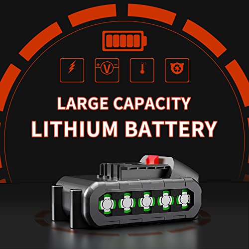 Weed Wacker Battery Powered ,Electric Weed Wacker 21v Cordless Weed Eater with Battery and Charger for Weed-Wacking Grass and Yard