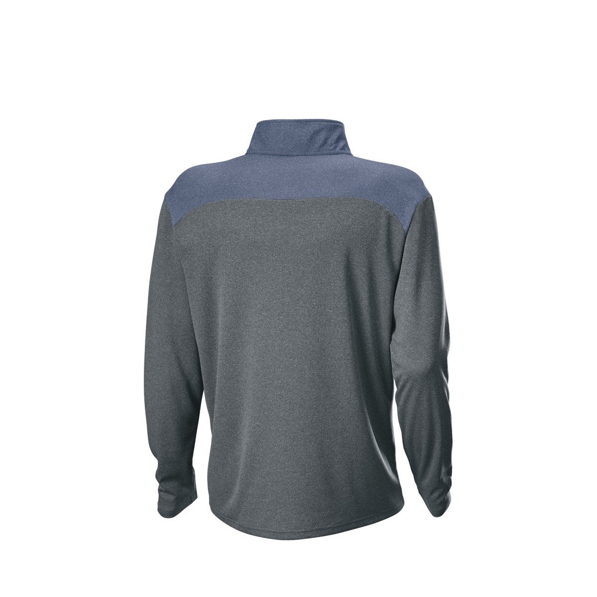 EvoShield Mens Pro Team 1/4 Zip - Adult, Charcoal/Navy, Small