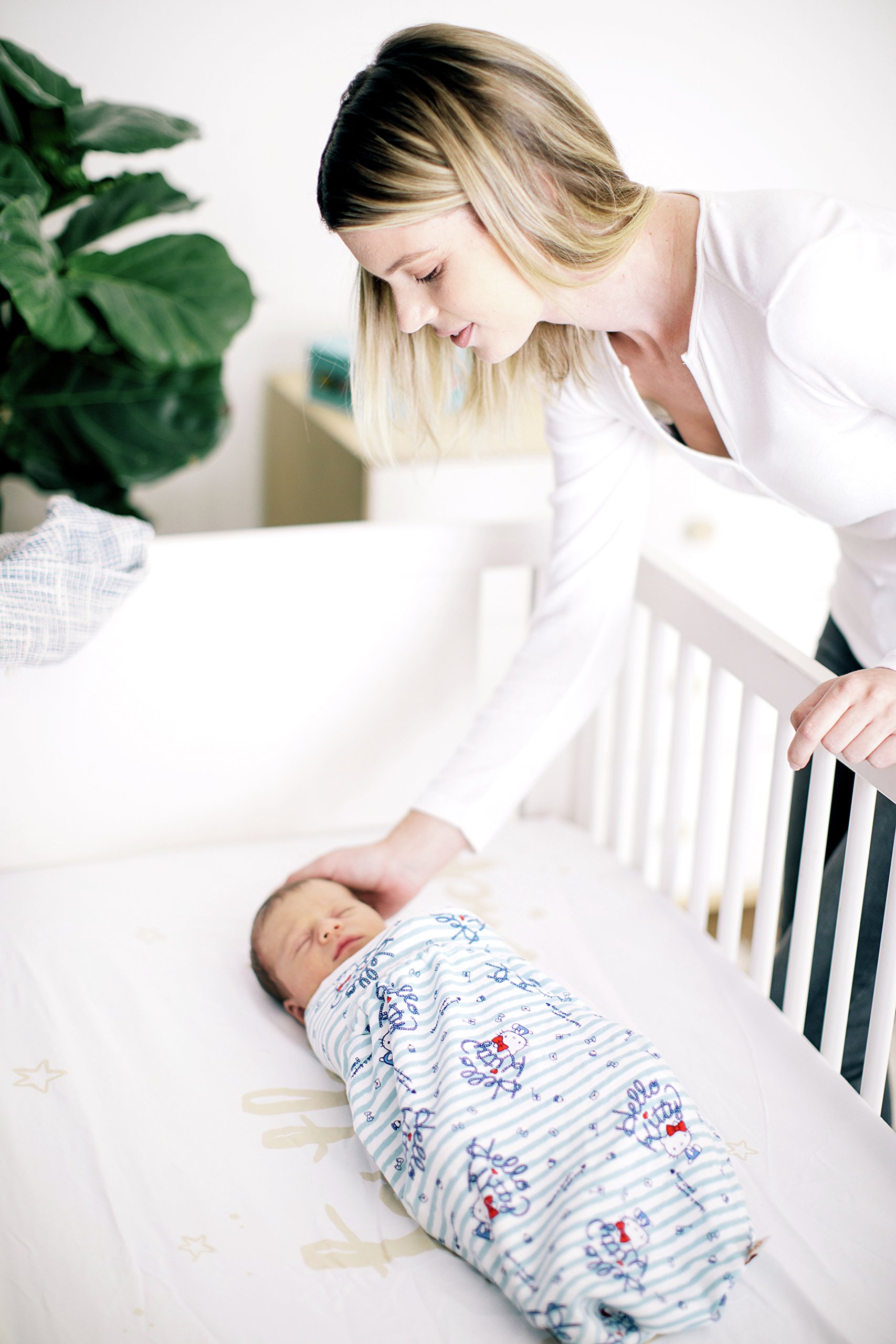 Ergobaby Swaddle Wrap, Original Swaddler, Special Edition Hello Kitty, Sail Away