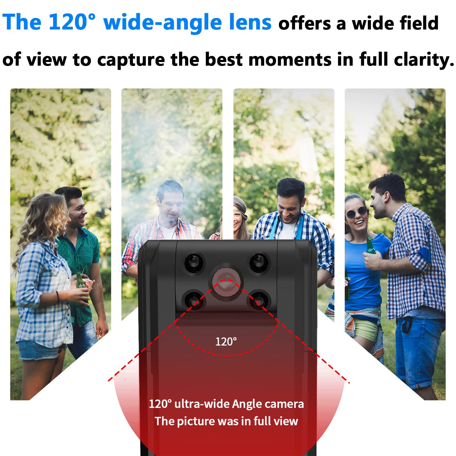 Mini Body Camera Small Body cam Lightweight and Portable,180°Rotating Lens True 1080P Wearable&Loop Recording Night Vision Motion Detection, for Meeting/Home/Outdoor/Law Enforcement/Security Guard