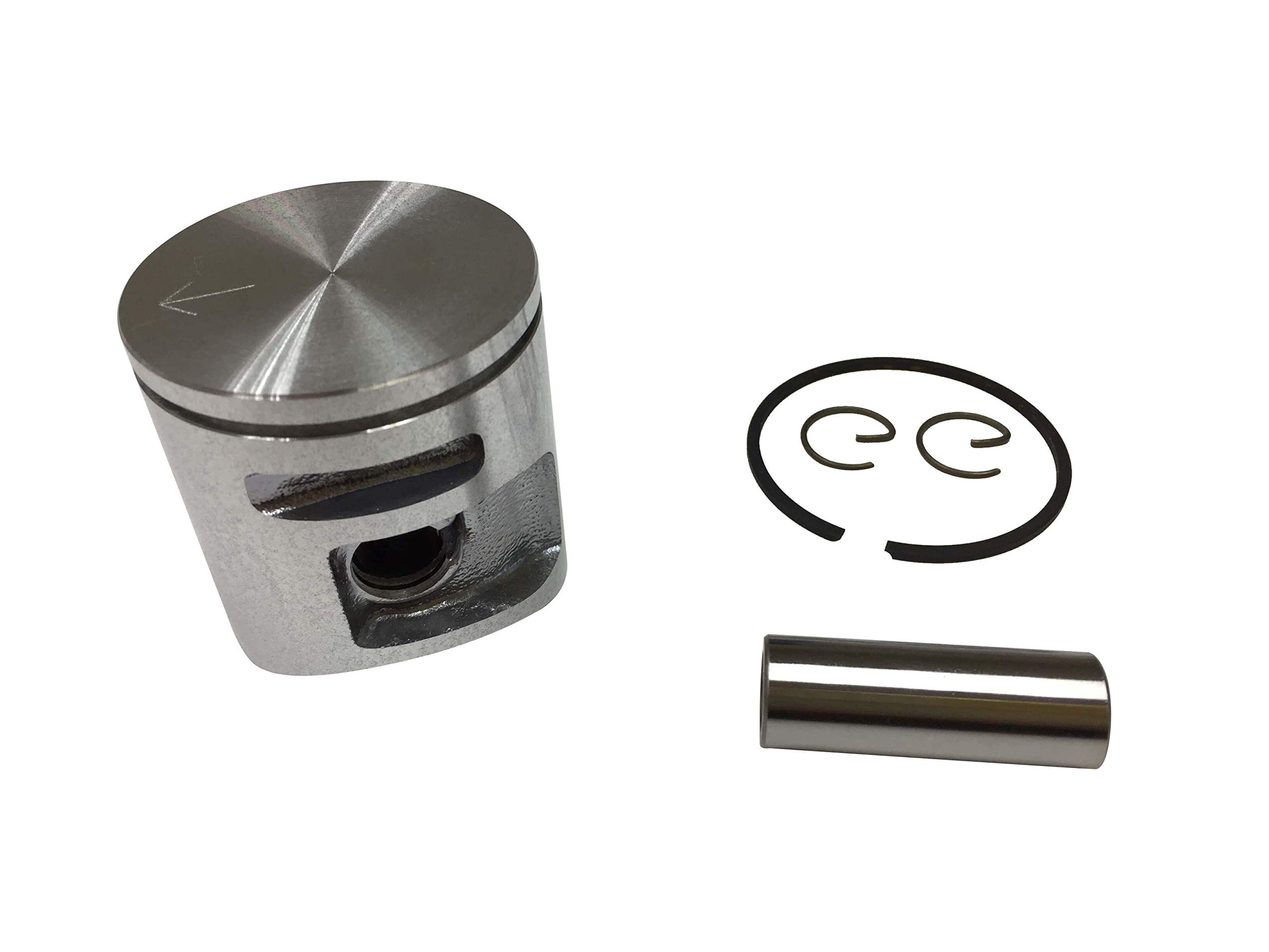 EngineRun 42MM Piston & Piston Ring Kit Compatible With Husqvarna 445 445E 450 450E Jonsered 2245 Parts Chainsaw Replacement Part Fits for OEM 544088403 544 08 84-03