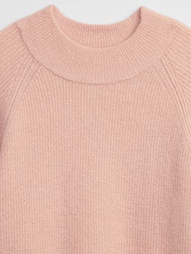 GAP Womens Forevercozy Ribbed Crewneck Sweater, Pink Standard, Large US