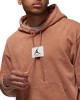 Nike Jordan Mens Flight Fleece Washed Pullover Hoodie L Ligth Brown