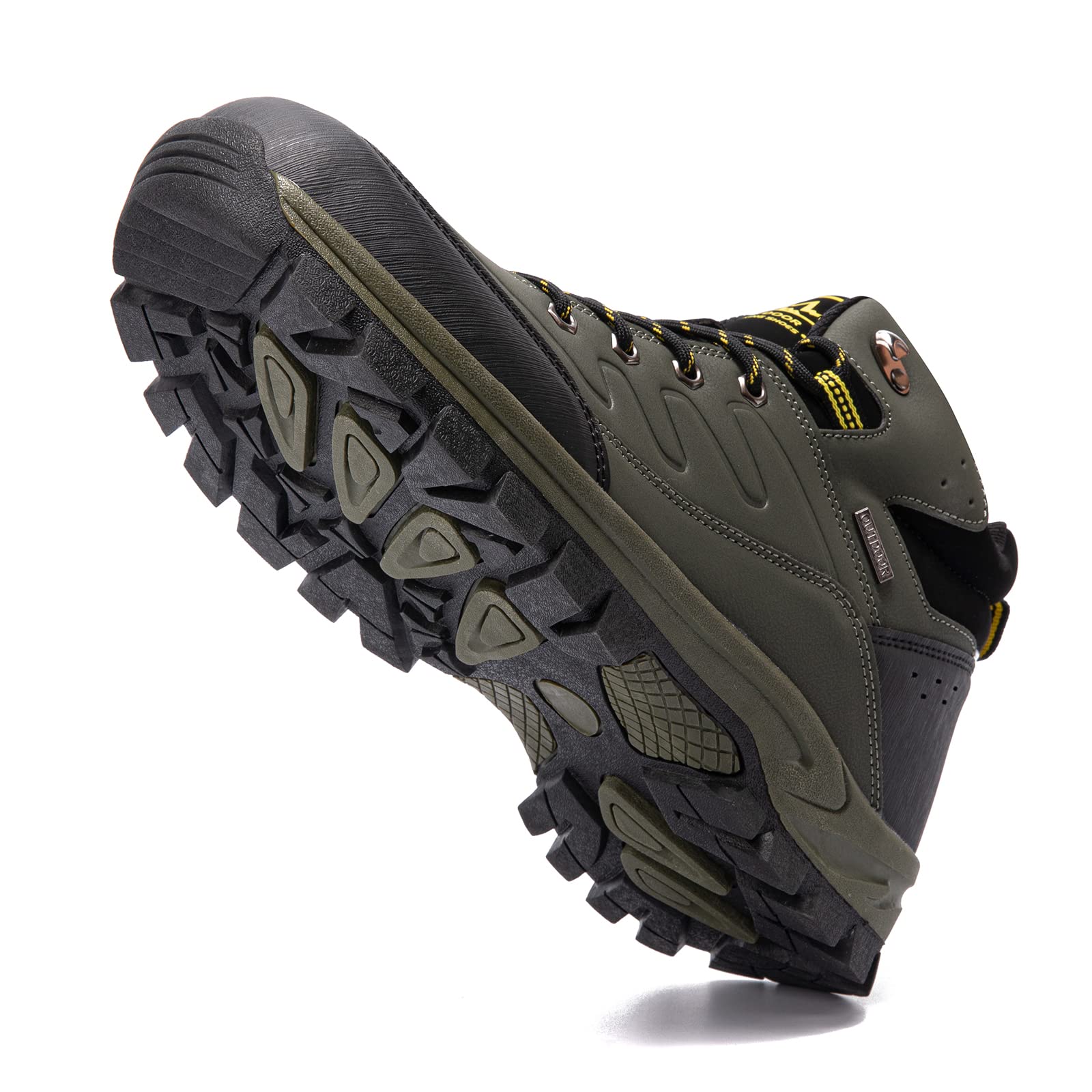 HIKLDK Waterproof Hiking Shoes for Men Casual Outdoor Non-Slip Boots