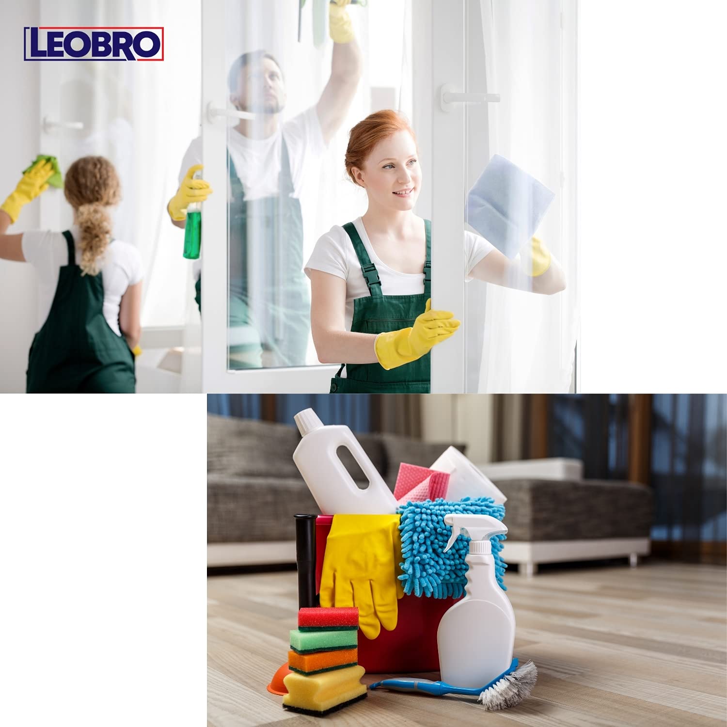LEOBRO Hand-held Groove Gap Cleaning Tools Door Window Track Cleaning Brushes Air Conditioning Shutter Cleaning Brushes Pack of 4
