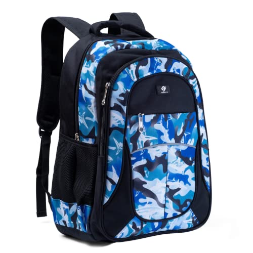 Shark Backpack for Boys, Girls, Kids by Fenrici, 18" Durable Book Bags for Kindergarten, Elementary, Middle School Students, Laptop Compartment, Shark, Extra Large