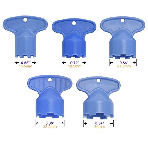 LIUCM 5 Pcs Cache Faucet Aerator Key Removal Wrench Tool For M 16.5 18.5 21.5 22.5 24 Cache Aerators Faucet Aerator Removal Wrench