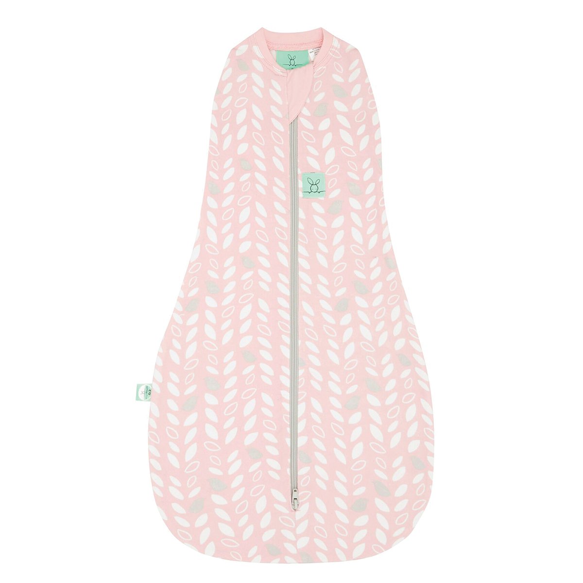 ergoPouch 1 tog Cocoon Swaddle Bag- 2 in 1 Swaddle Transitions into arms Free Wearable Blanket Sleeping Bag. 2 Way Zipper for Easy Diaper Changes (Spring Leaves, 3-12 Months)