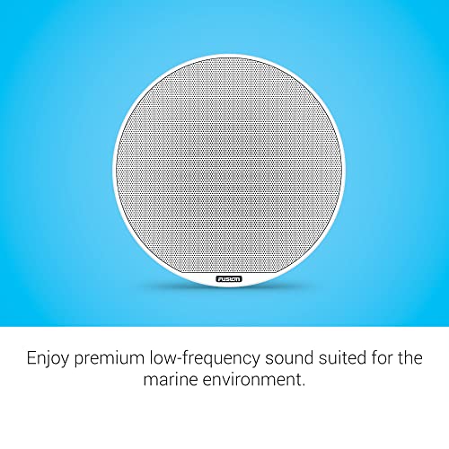 Garmin Fusion® Signature Series 3i Marine Subwoofers, 10" 600-watt Classic White Marine Subwoofer