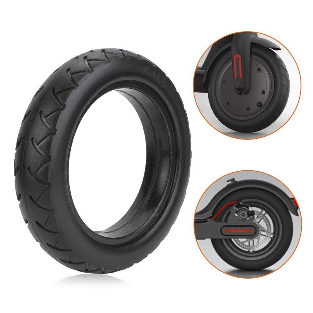 Enrilior Hover 1 Scooter Wheel， Electric Scooter Front Rear Solid Tire Wheel Cover Tyre for Mijia M365