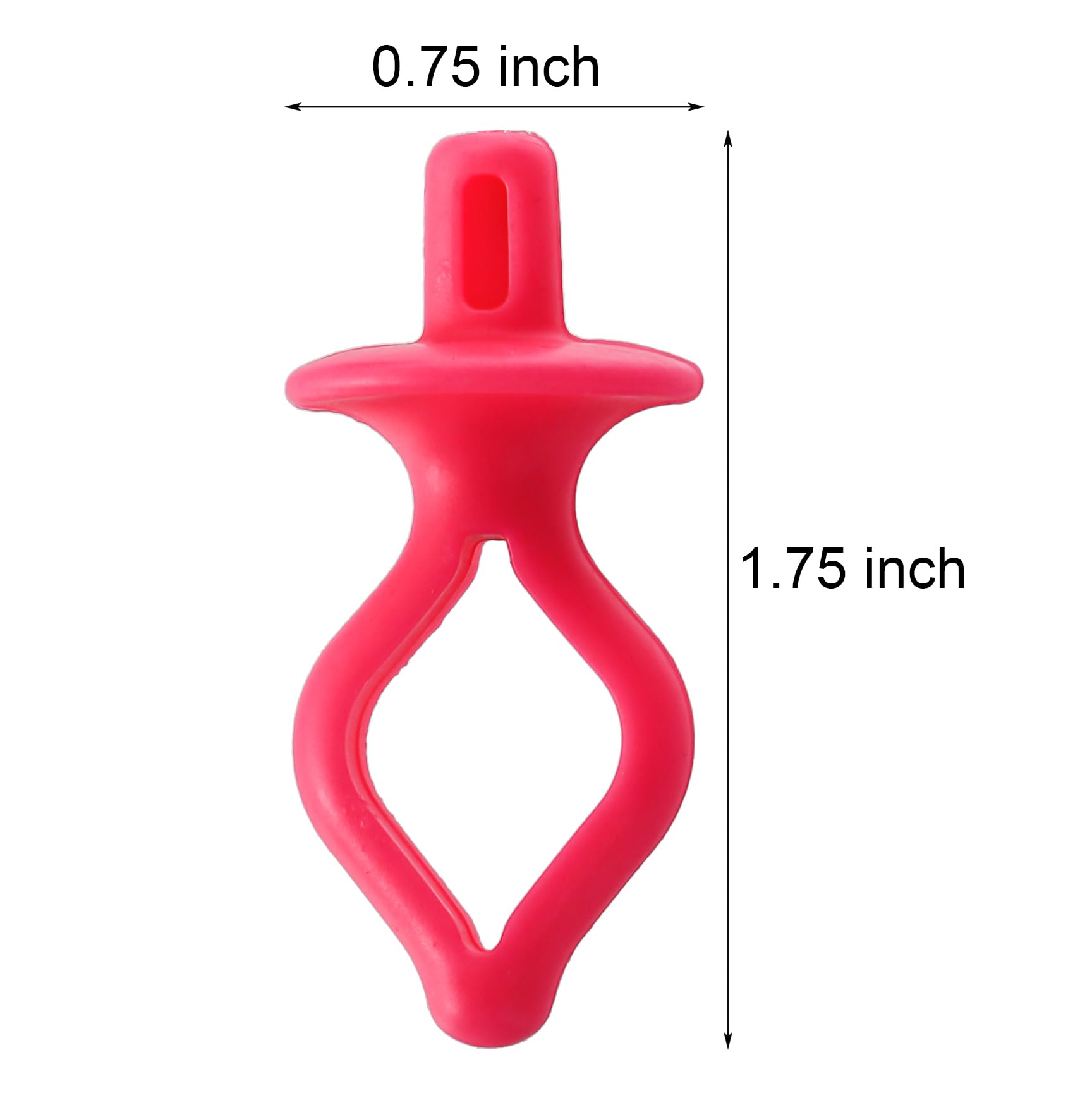 Elsjoy 100 Pieces Silicone Bobbin Holder, Thread Spool Holder for Stacking Bobbins on Spool Top & Preventing Thread from Unwinding, Bobbin and Thread Holder Clips for Embroidery, Quilting, Sewing