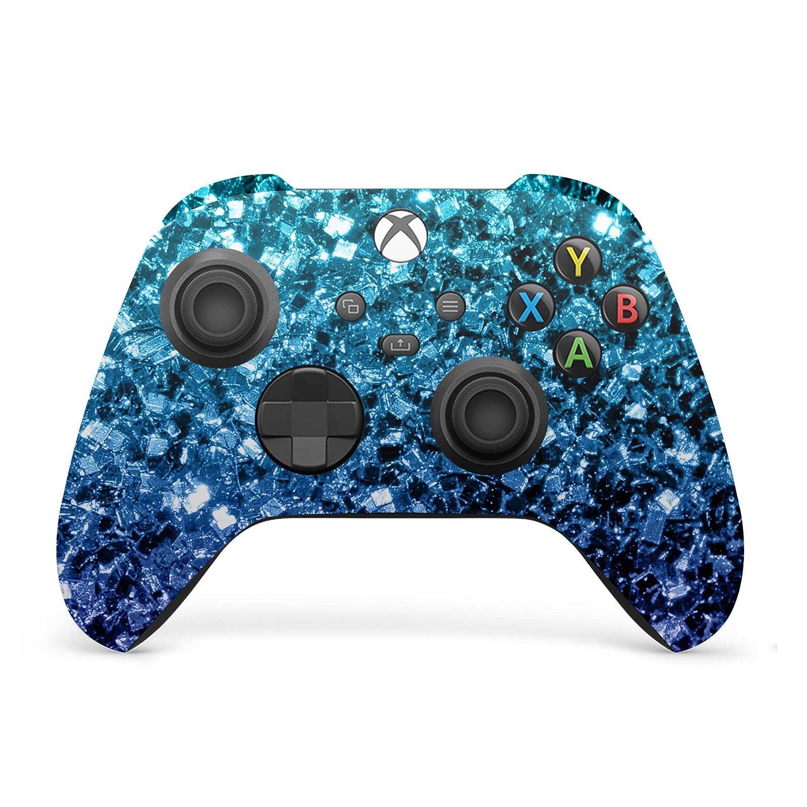 Head Case Designs Officially Licensed PLdesign Aqua Blue Art Mix Matte Vinyl Sticker Gaming Skin Case Cover Compatible with Xbox Series X Console and Controller Bundle