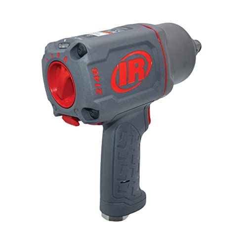 Ingersoll Rand 2146Q1MAX 3/4-Inch Drive, Air Impact Wrench, Quiet, 2,000 ft-lbs Nut-busting torque, Maintenance Duty, Pistol Grip, Standard Anvil , Gray