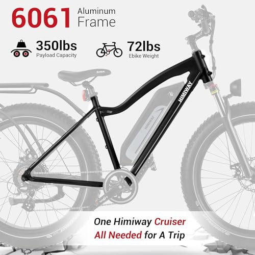 Himiway Cruiser Step Over with Bike Chain Lock