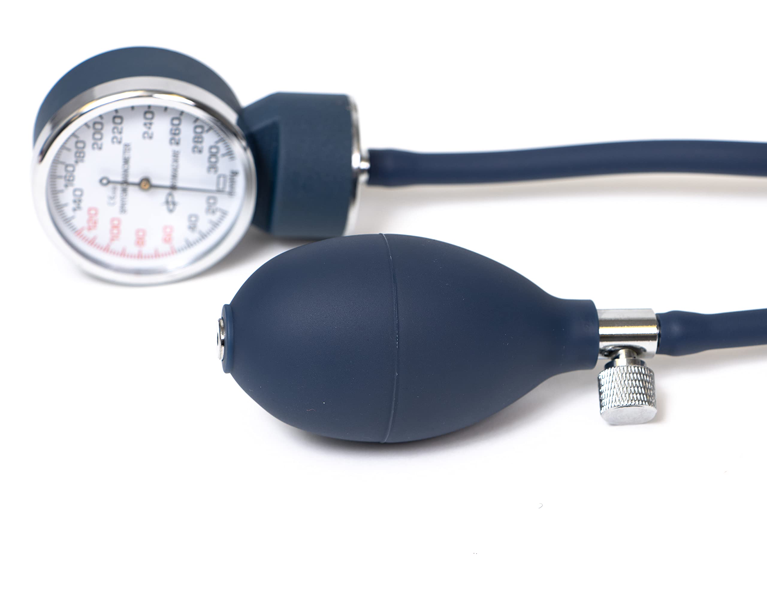 Primacare DS-9181-BL Professional Aneroid Sphygmomanometer and Sprague Rappaport Stethoscope, Manual Blood Pressure Kit with Cuff and Carrying Case, Blue