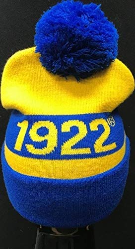 Sigma Gamma Rho Winter Knit Beanie w/Pompom
