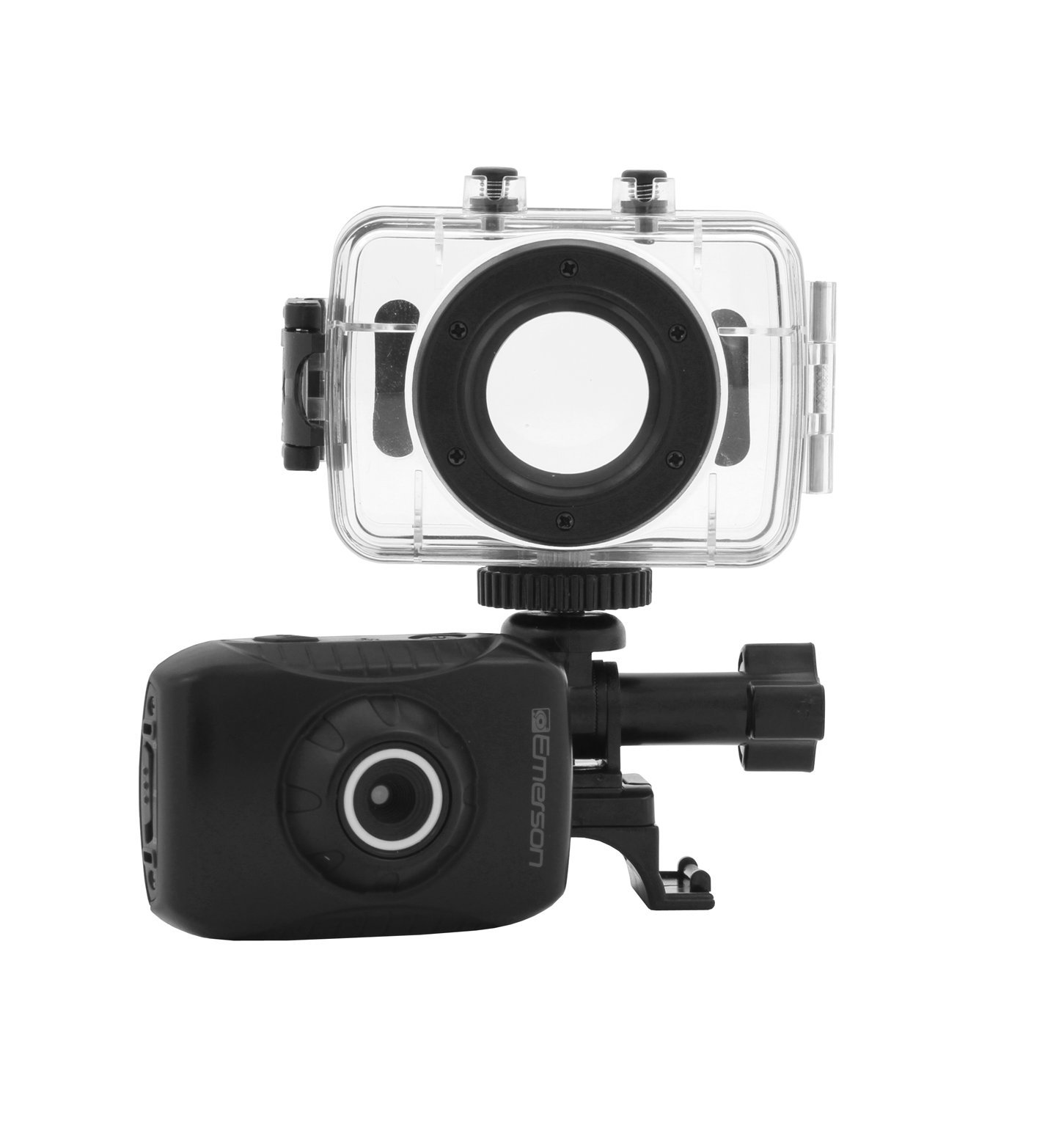 Emerson EVC355BK HD Sports Action Video Camera Kit With Waterproof Case