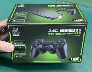 LFT cross-border m8 game console Y3 Ubao 2.4G wireless PS1 video game console HDMI HD 4K20000 games (黑色128G大封装)