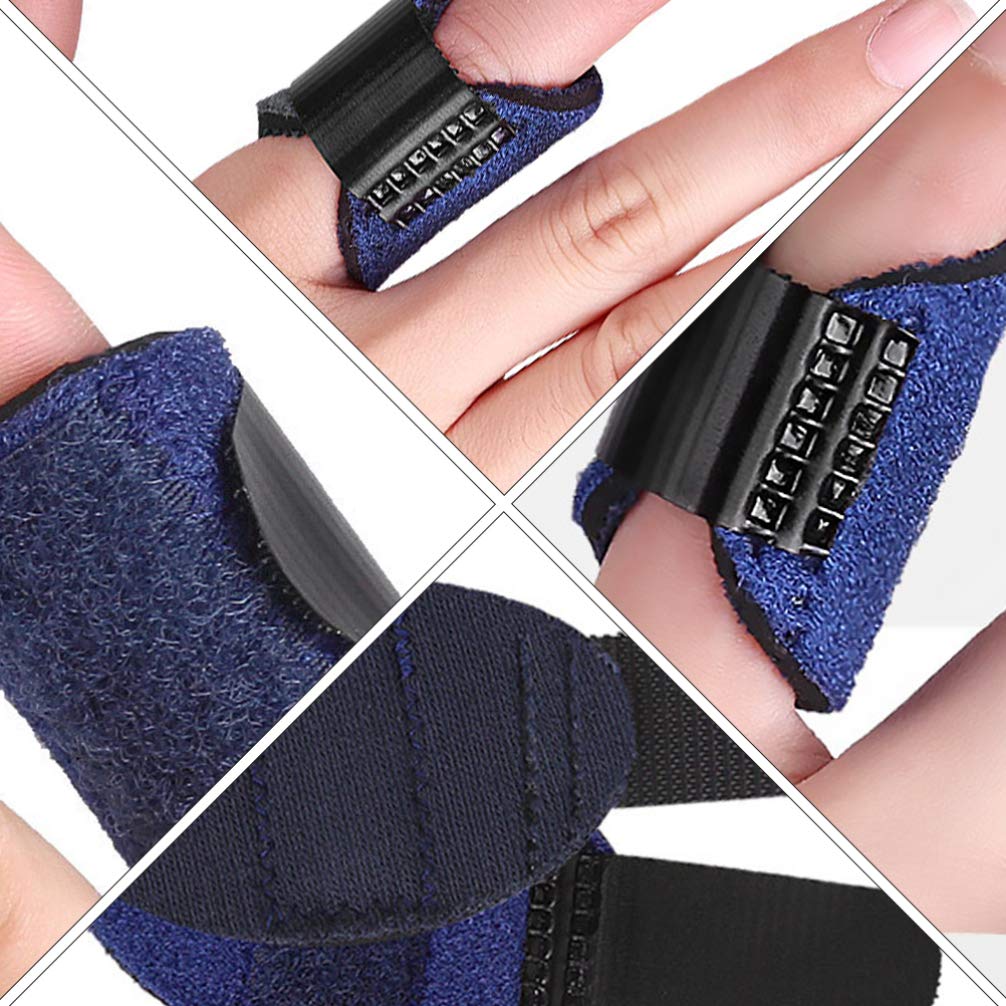 EXCEART 2pcs Strap Mallet Support Compresssion Brace Pinky Brace Fingers Tendon Stabilizer Support Splint Pressurize
